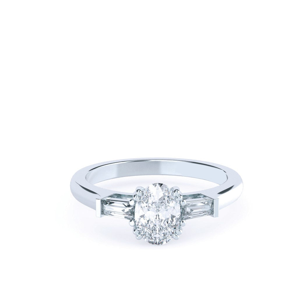 Triplet Engagement Rings